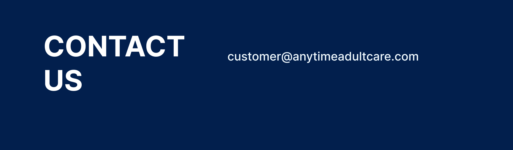 CONTACT US - Anytime Adult Care